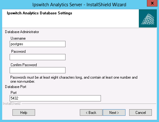 Modificar Ipswitch Analytics Server